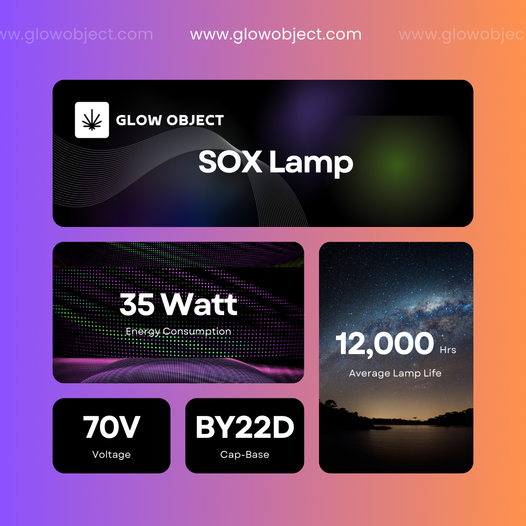 SOX-35W Low Pressure Sodium Lamp – Glow Object™